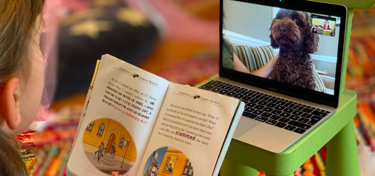 During Self-Quarantine, Children Read to Therapy Dogs in Zoom Sessions ...